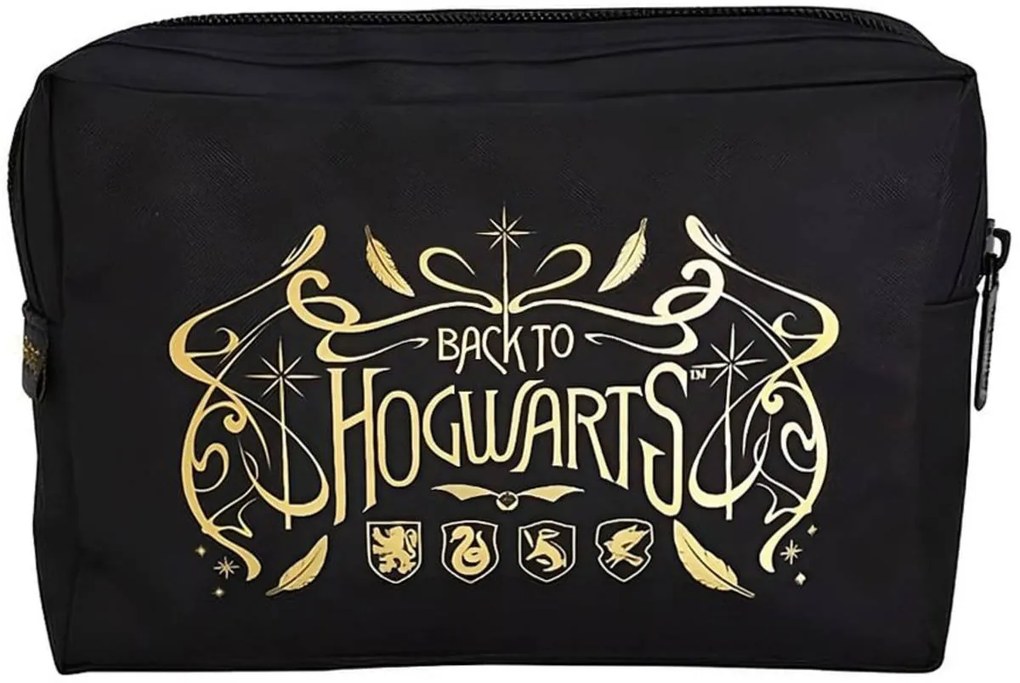 _Ostatní 1_ Penál Harry Potter: Bradavické koleje dětské školní pouzdro 2 kapsy na zip bshp712602