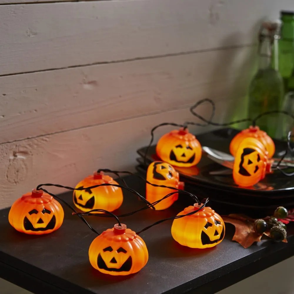 Světelný řetěz počet žárovek 8 ks na baterky délka 210 cm Halloween – Star Trading