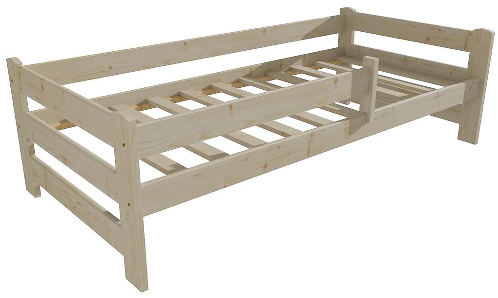 Vomaks Dětská postel DP 019 se zábranou Rozměr: 70 x 160 cm, Barva: barva šedá