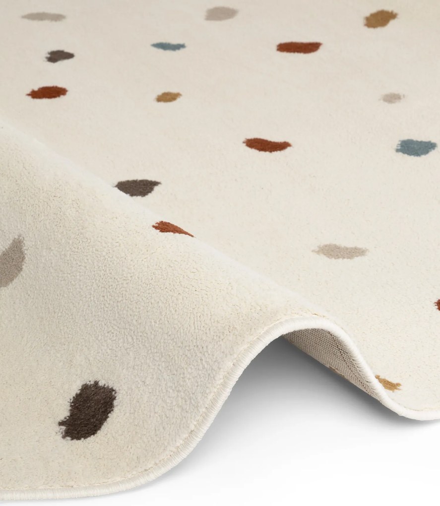 Hanse Home, AKCE: 160x160 (průměr) kruh Dětský koberec Adventures 106210 Cream Multicolor kruh, bílá, dětský pokoj