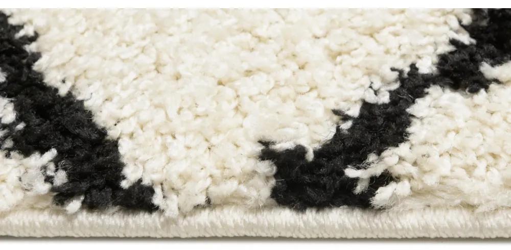 Kusový koberec shaggy Praka krémový 1 60x100cm