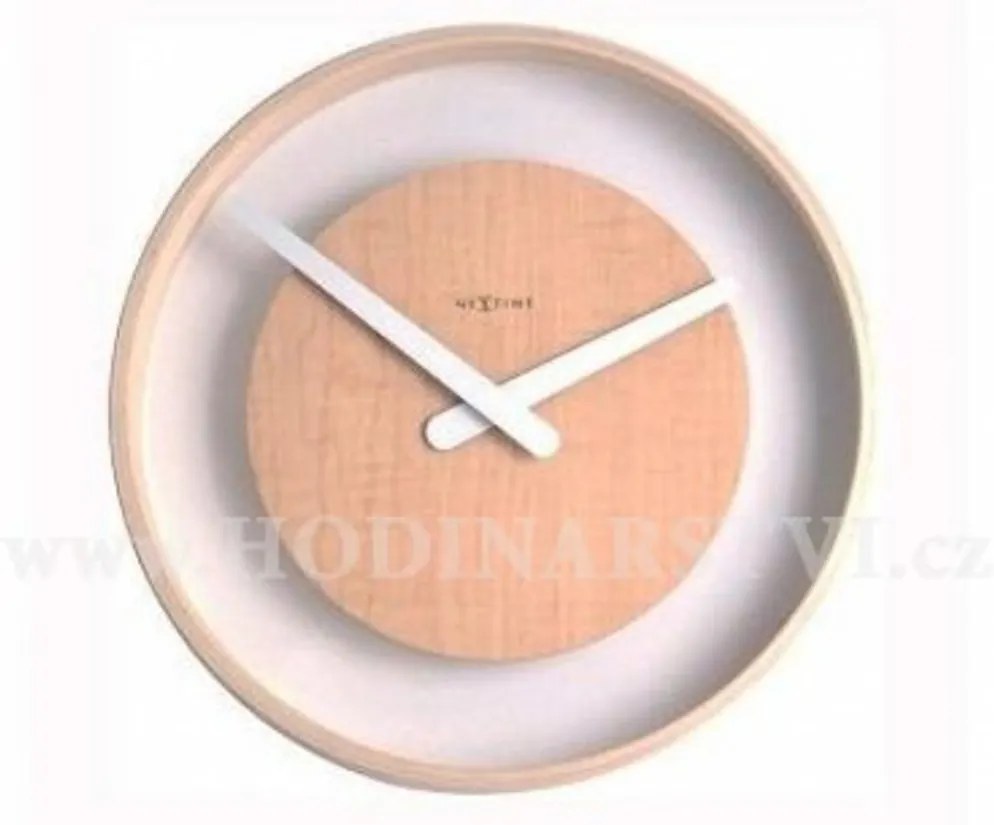 Hodiny NEXTIME 3046 30cm Wood loop