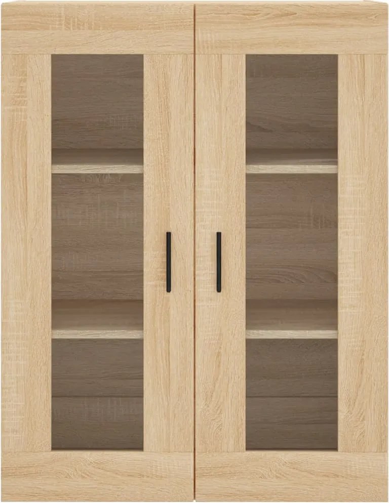 Skříň highboard dub sonoma 69,5 x 34 x 180 cm kompozitní dřevo 3198420