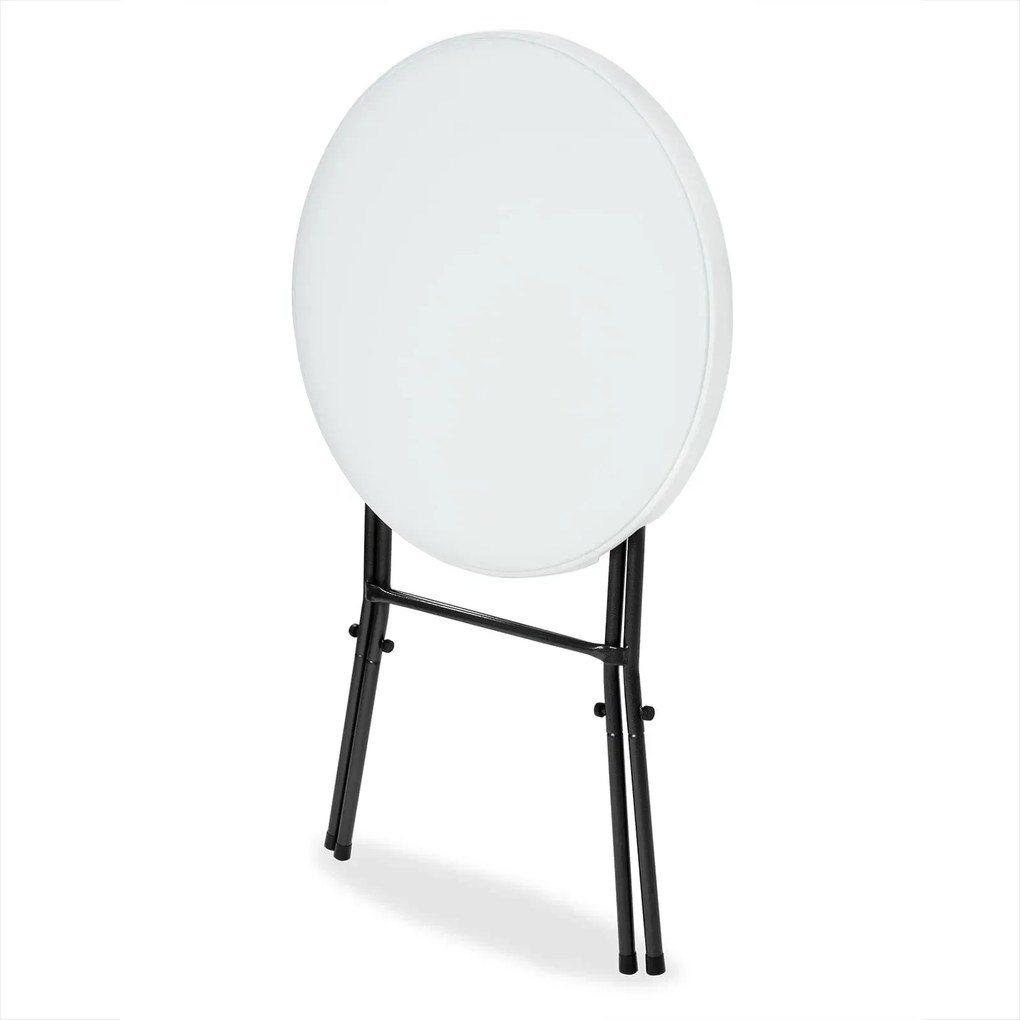 Cateringový skládací barový stůl STABLE 72 cm bílý