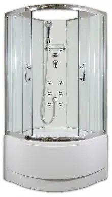 CALYPSO - Masážní sprchový box model 4 clear