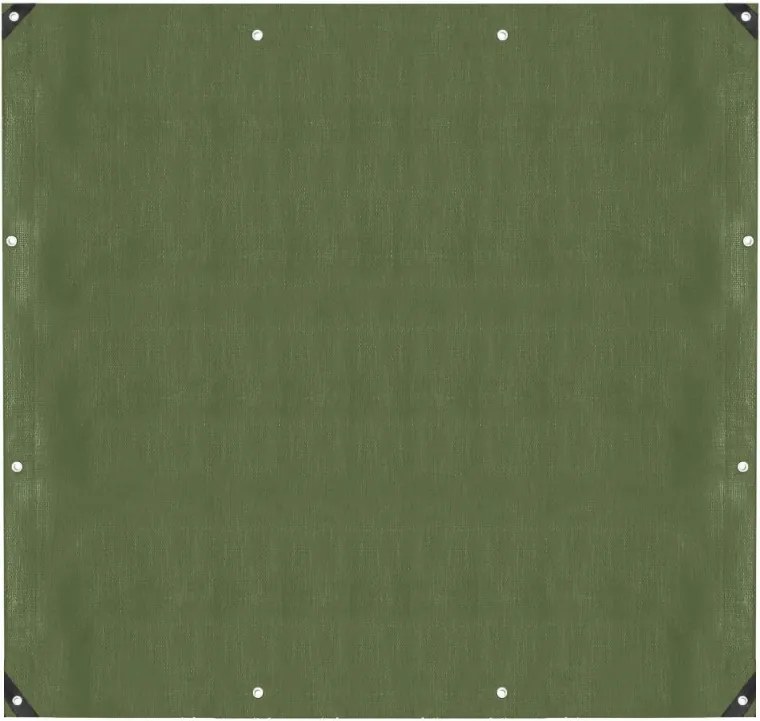 Krycí plachta s oky 3x3 m, 120g PE, zelená SPRINGOS PROTECT
