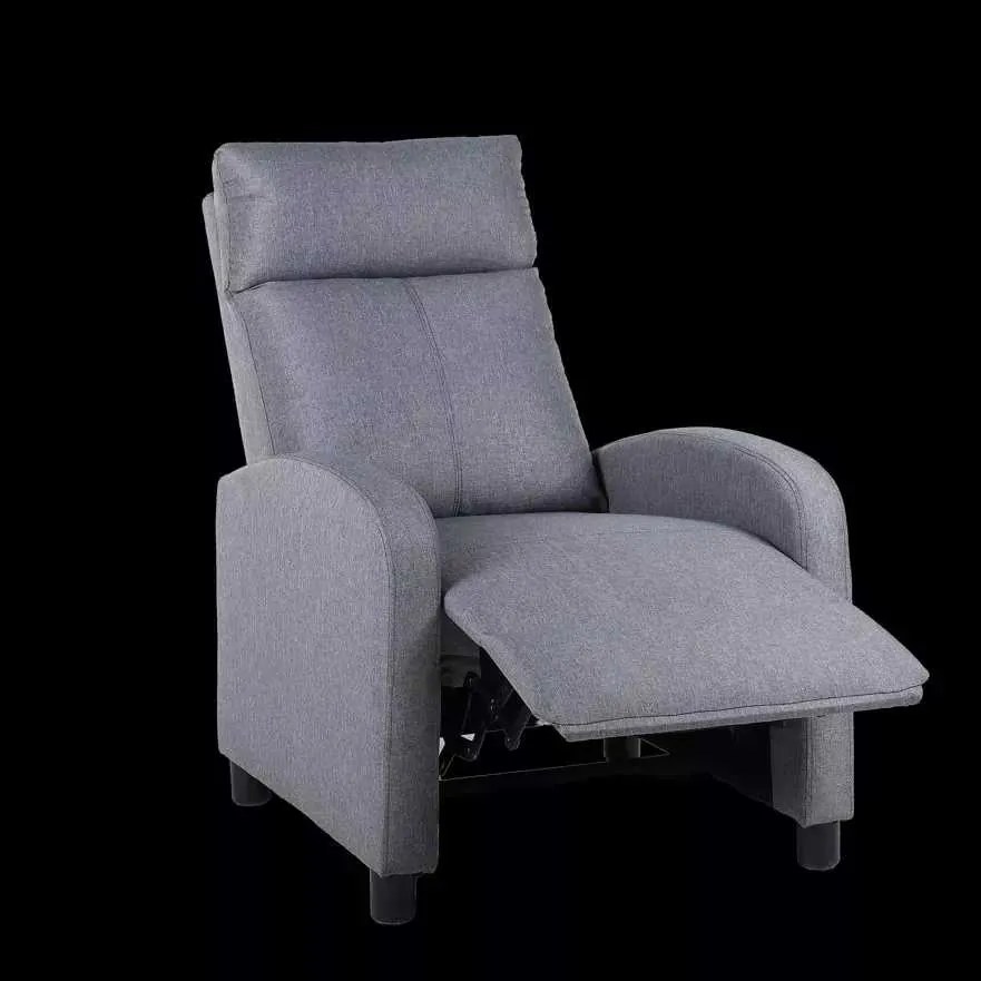 LuxuryForm DESIGN Televizní křeslo RUFO s polohováním - šedé