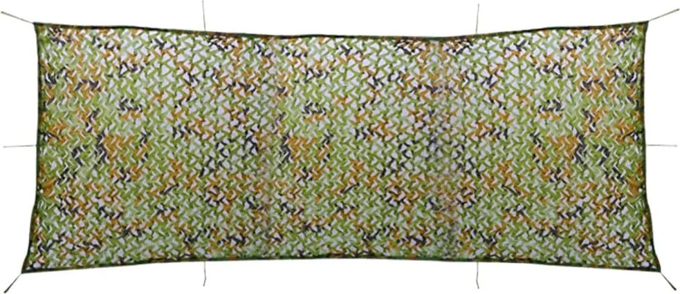 Maskovací síť s úložným pytlem 1,5 x 5 m zelená 135874