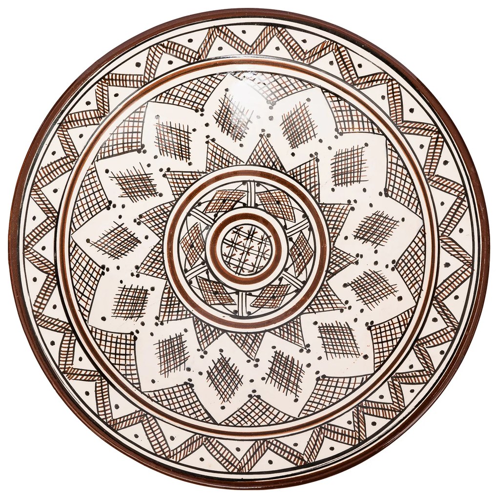 Orientální marocký talíř 40cm (různé vzory)