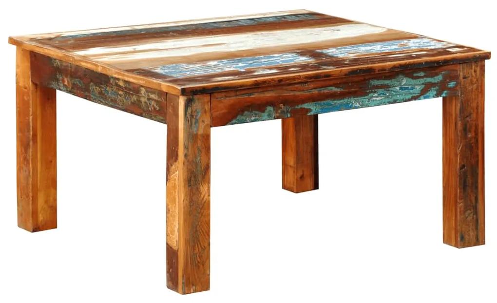 Konferenční stolek čtvercový recyklované dřevo,  240959