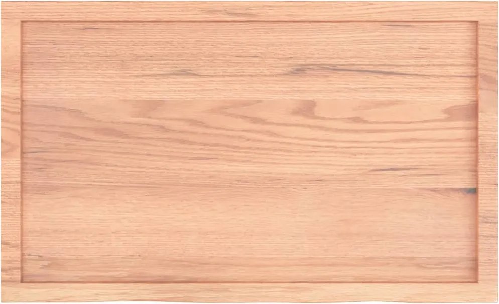 Koupelnová deska hnědá 100x60x(2-6) cm ošetřený masivní dřevo 3156136