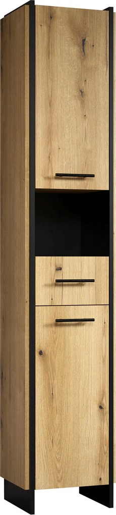XXXLutz VYSOKÁ SKŘÍŇ, barvy dubu, 37/190/31 cm MID.YOU - Online Only koupelnové skříňky - 001418024501