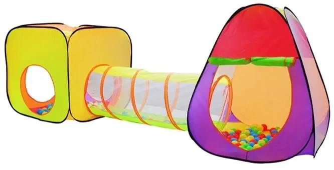 Kruzzel Iglo stan pro děti + tunel + 200 míčků