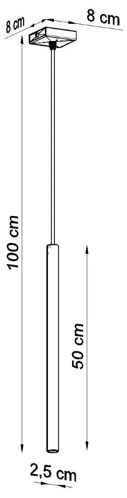 Závěsné svítidlo Pastelo, 1x bílé kovové stínítko
