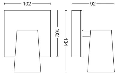 Philips 50571/48/PN - Bodové svítidlo MYLIVING PAISLEY 1xGU10/5,5W/230V