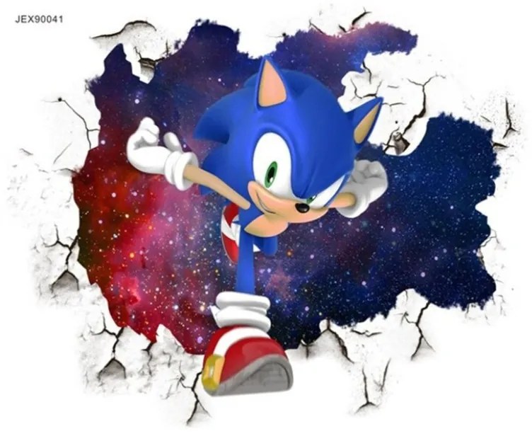 Samolepka na zeď Ježek Sonic