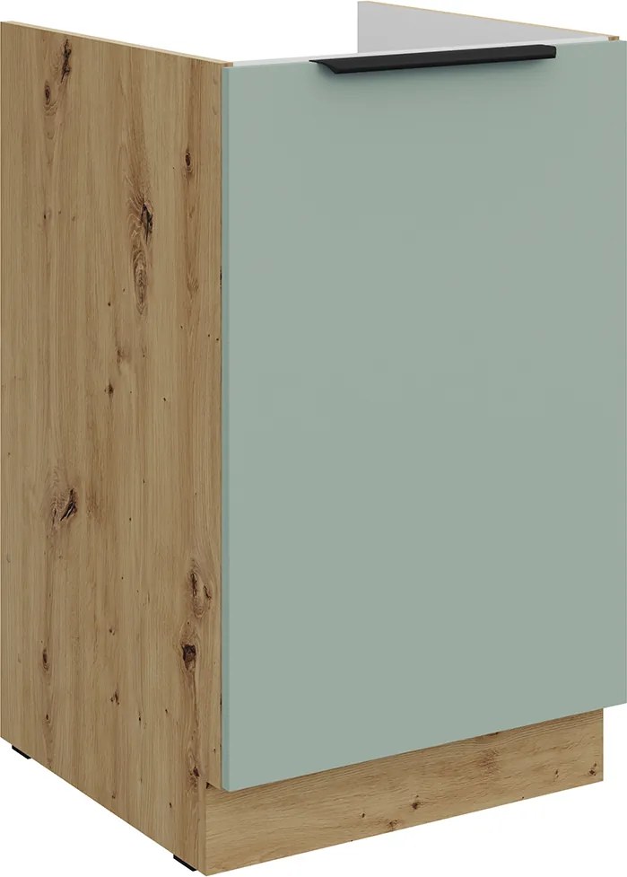 ARIA st | dolní skříňka 50 ZL 1F dřezová | 50 cm | ANTI FINGERPRINT povrch | artisan/aquamarine