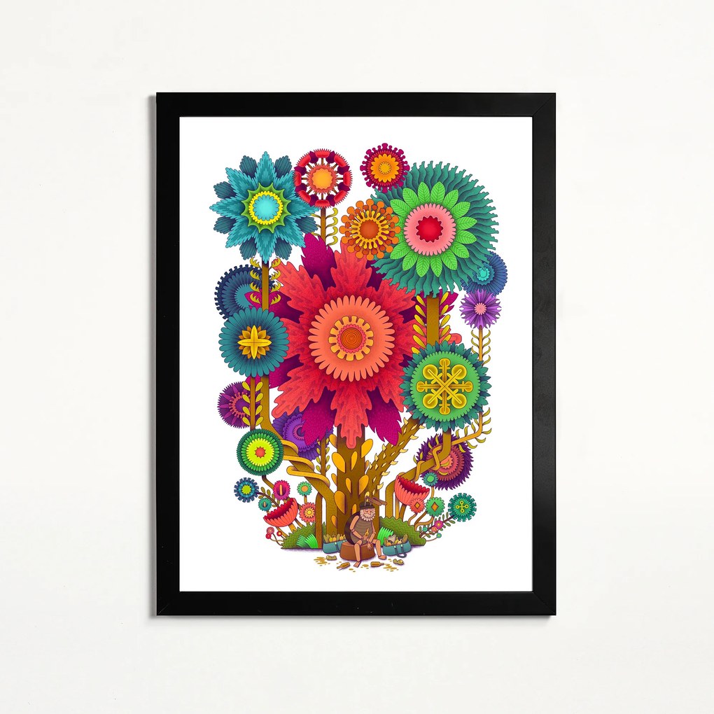 Dávid Soboň | Flowers of Evil Rám: Černý, Velikost: 60 x 40 cm