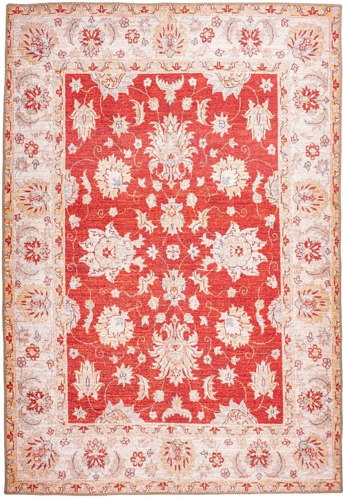 XXXLutz NAPLOCHO TKANÝ KOBEREC, 150/230 cm červená Kayoom - Online Only koberce & rohožky - 005937085064