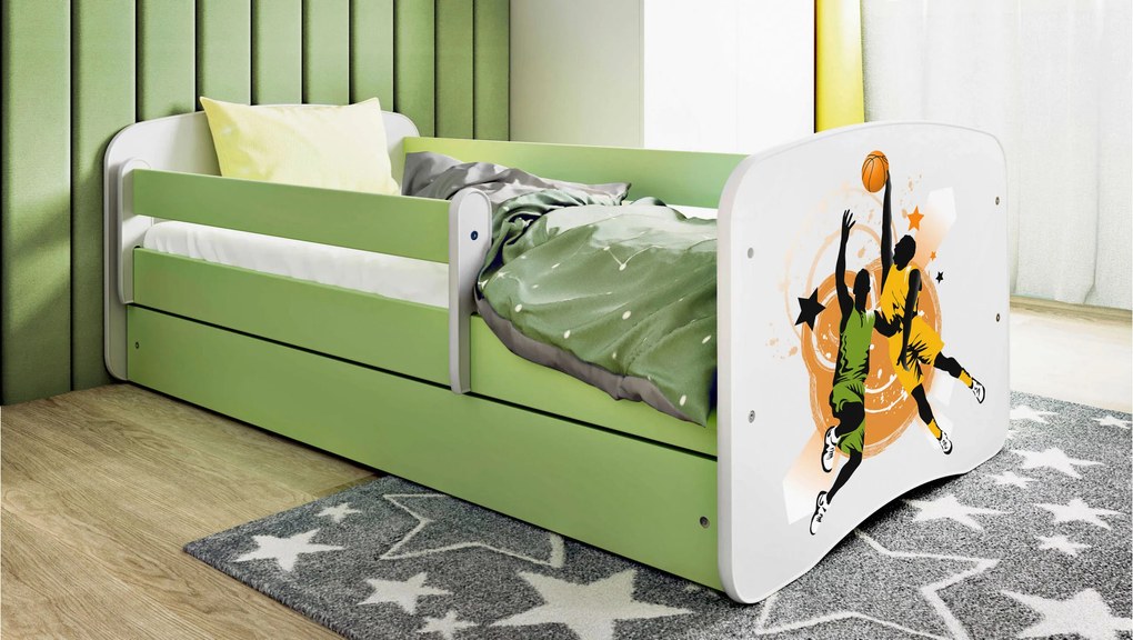XXXLutz POSTEL PRO DĚTI A MLÁDEŽ 80/160 cm, zelená, bílá MID.YOU - Dětské pokoje sestavy - 002142000277