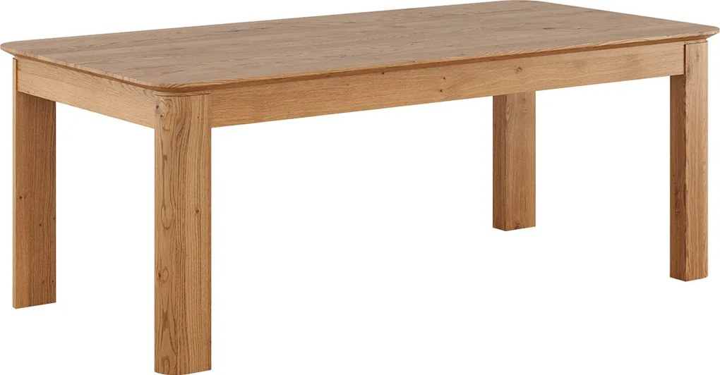 Bílý nábytek Jídelní stůl Divisione 180x100 cm, dub, masiv