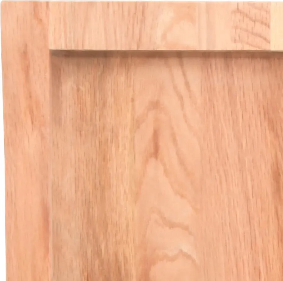 Koupelnová deska hnědá 60x50x(2-4) cm ošetřený masivní dřevo 3156108
