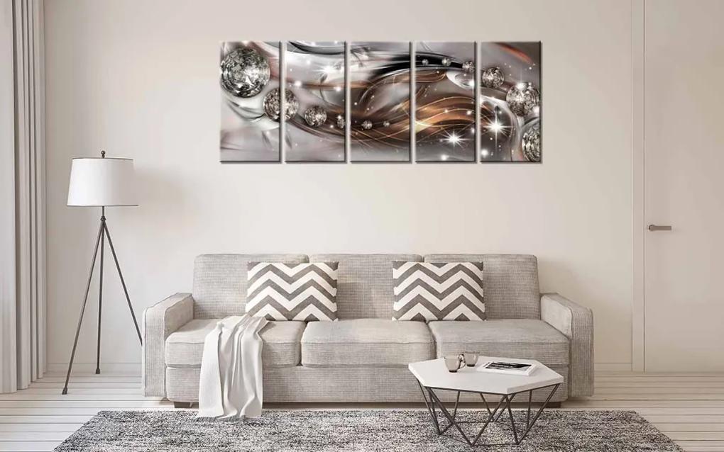 Malvis ® Luxusní obraz Hvězdný prach Velikost: obdélník - 130x60 cm