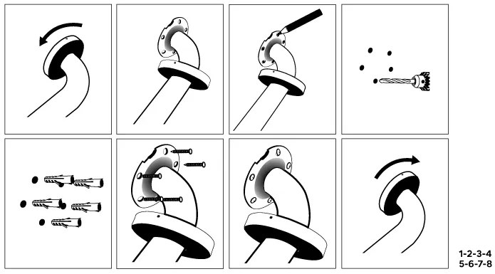 Nimco Nerezové madlo lomené 600 mm