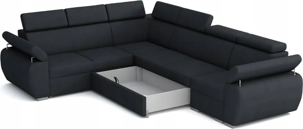 Sedací souprava BASTON | 260x325 cm | rozkládací + 2x úložný prostor | VÝBĚR TKANIN