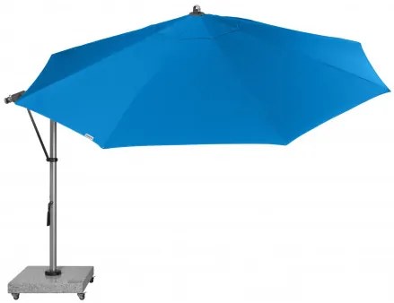Zahradní slunečník s boční tyčí Doppler EXPERT 350P- modrý