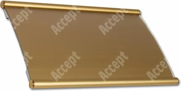 ACCEPT Dveřní tabulka Plato - rozměr 50 x 120 mm