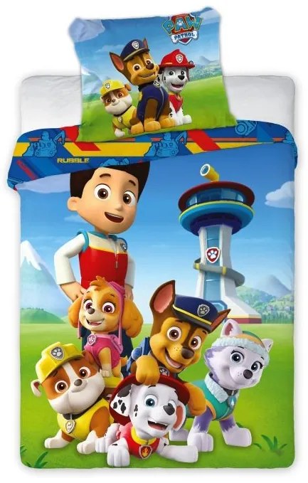 FARO Povlečení do postýlky Paw Patrol parta 100/135, 40/60