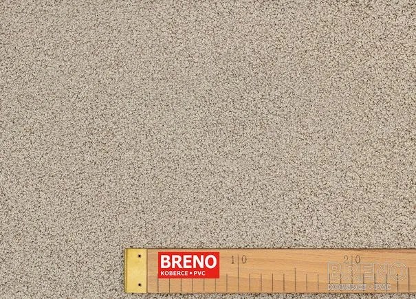 Breno Metrážový koberec NAVI 35 světle béžový, šíře 400 cm, Béžová