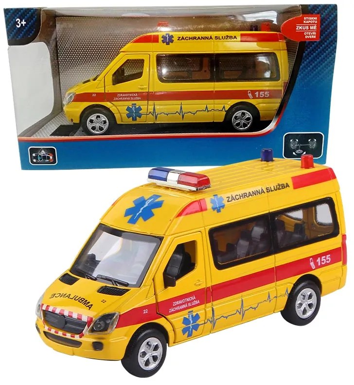 Záchranáři 1:32 Ambulance ZZS Mercedes-Benz