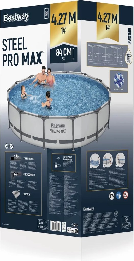 Bestway 56595 bazén Steel Pro Max 427 x 84 cm