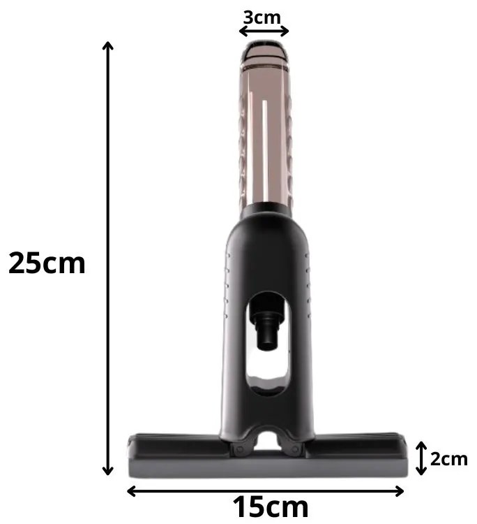 Verk Group Mini ruční mop s nádržkou na vodu a podložkou na okna podlahy nábytek sklo