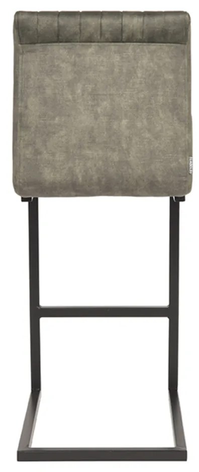 Zelená sametová barová židle LABEL51 Joyce