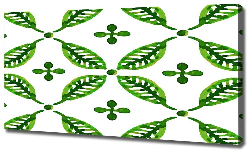 Wallmuralia Foto obraz canvas Zelené listí 120x60 cm