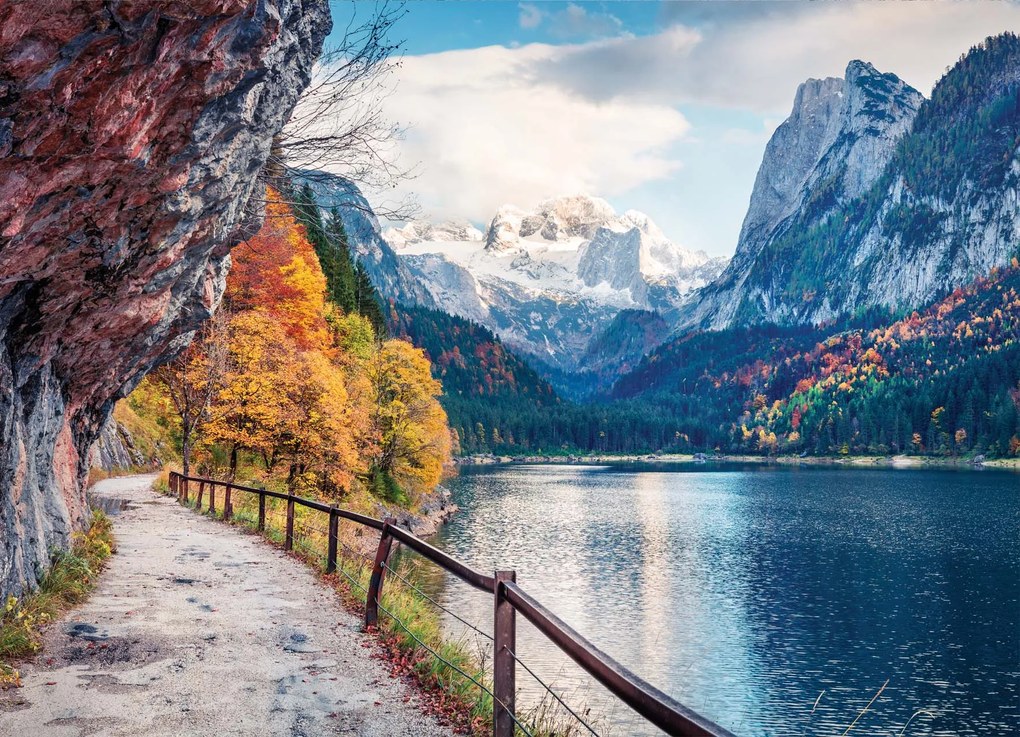 Malvis Tapeta Alpské jezero Gosausee Vel. (šířka x výška): 288 x 200 cm