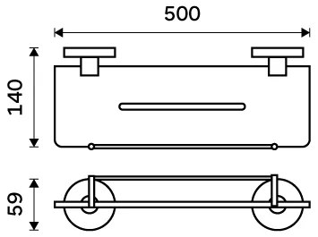 Nimco Police, 50 cm s ohrádkou IXI UNIX ČERNÁ - UNC X450-X-90
