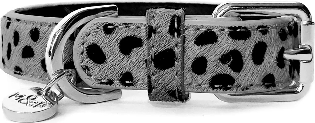 MILK&PEPPER Obojek pro pro psy Lynx Grise Velikost: 40x2 cm