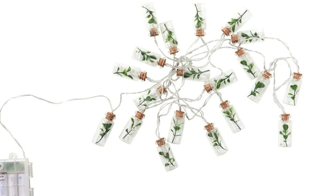 URBAN JUNGLE LED - zavařovací sklenice USB 20 světel