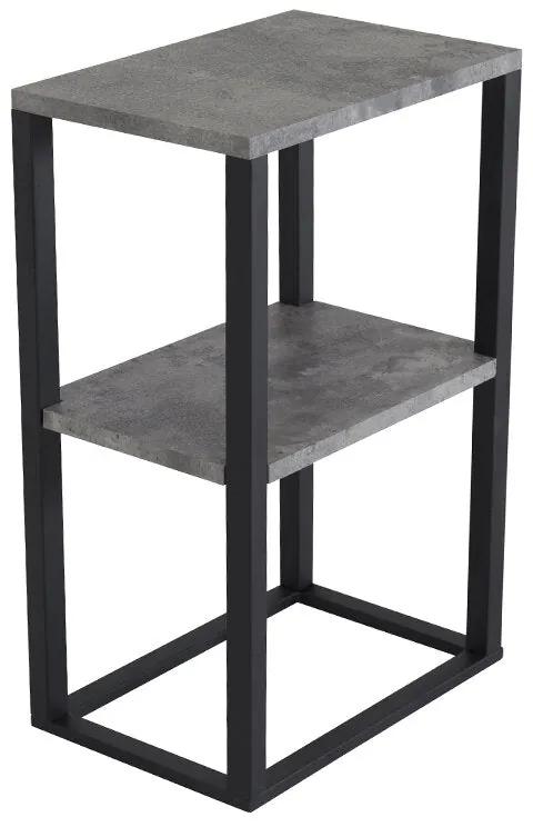 Noční stolek Rise, černý, 30x45
