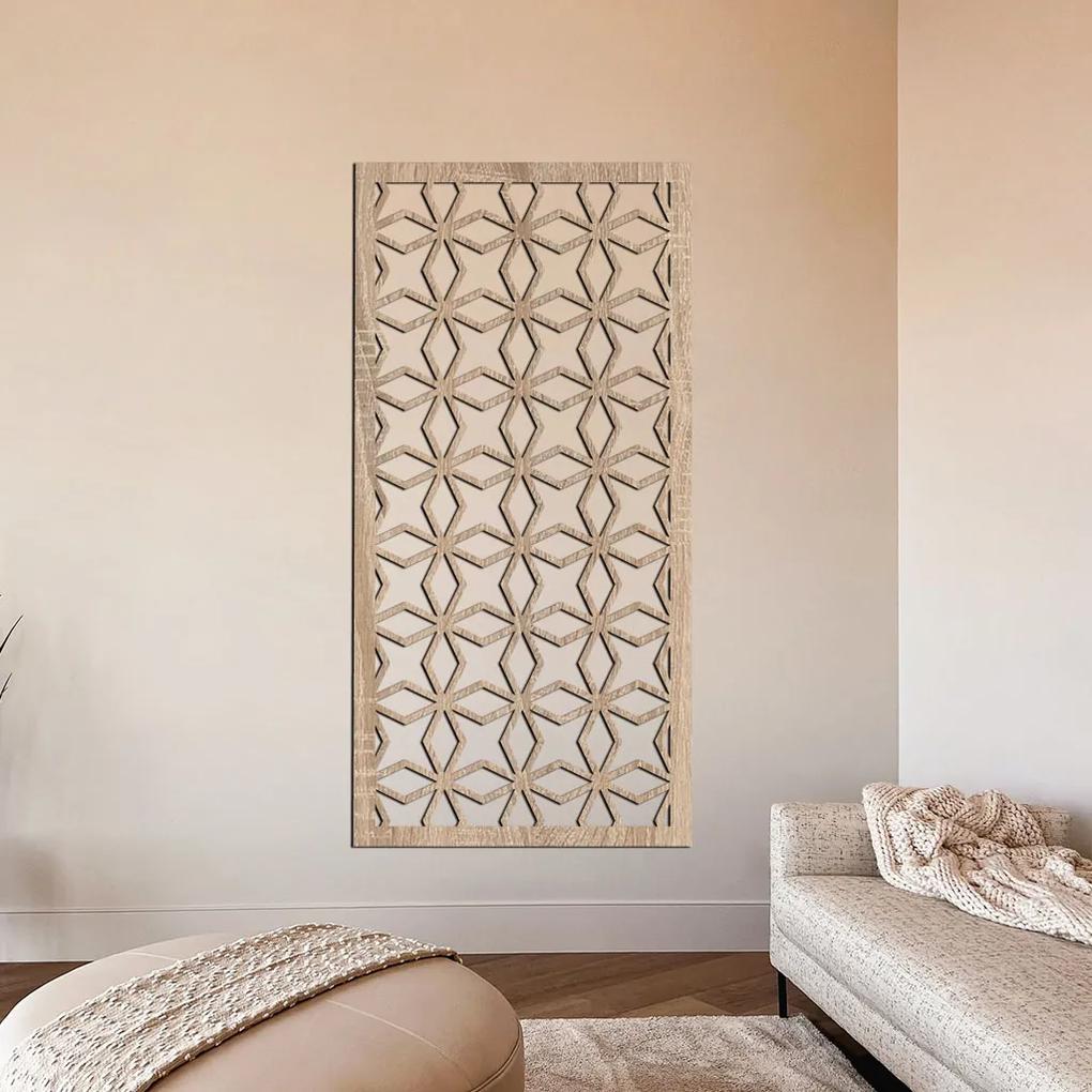 dřevo života Dekorační panel na stěnu STARS Rozměry (cm): 20x40, Barevný vzor: Ořech