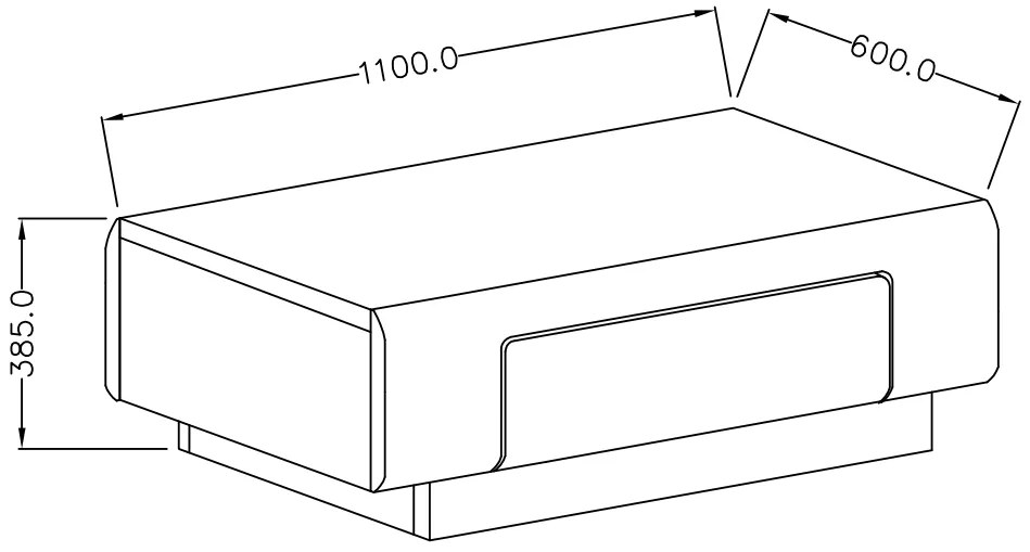 TOLEDO Obývací sestava Bílá/ Dub San Remo