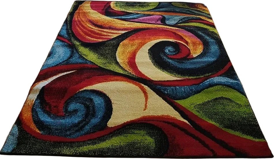 HU Vícebarevný moderní koberec Magic ARA Rozměr: 60x100 cm