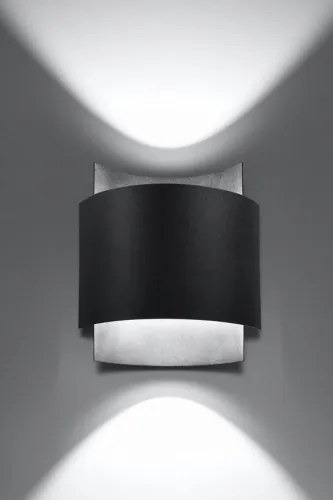 Nástěnné svítidlo SOLLUX Impact G9 1x40W bez zdroje SL.0858 černá