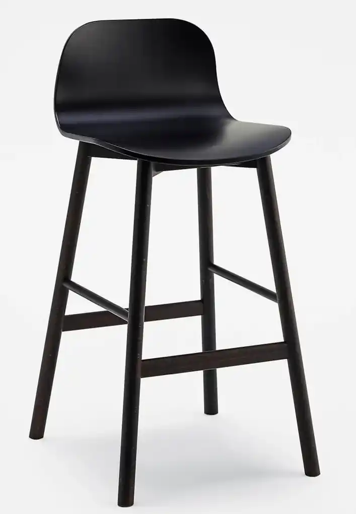 CANTARUTTI - Barová židle BABA - dřevěná | BIANO