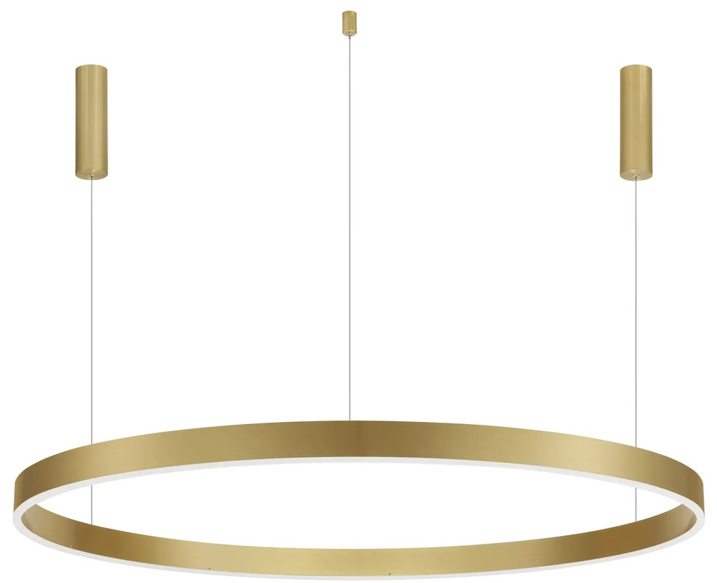 LED lustr Motif 120 zlaté stmívatelné