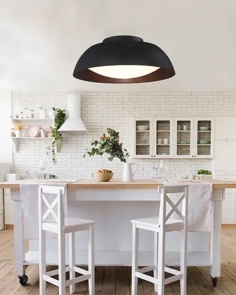 Rustikální stropní svítidlo Lenox 60 stmívatelný
